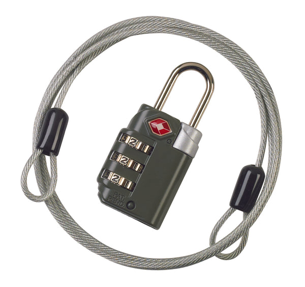 TSA Combination Lock with Cable – URBANTraveler